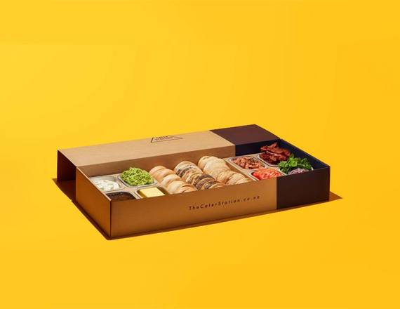 Bagel Boxes - Eco Custom Packaging - Free Shipping - Bulk Quantity