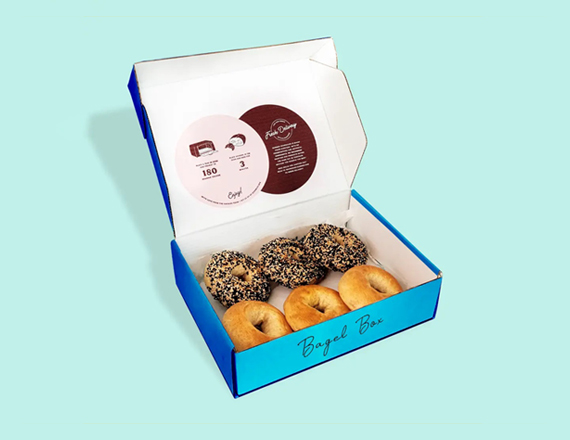 Bagel Boxes - Eco Custom Packaging - Free Shipping - Bulk Quantity