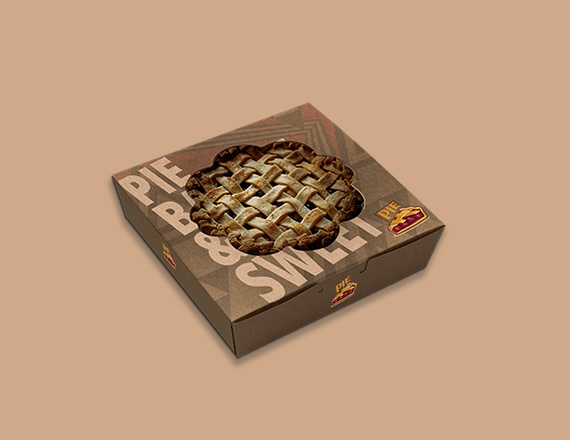 Custom Pie Boxes - Eco Custom Packaging - Free Shipping - Bulk Quantity