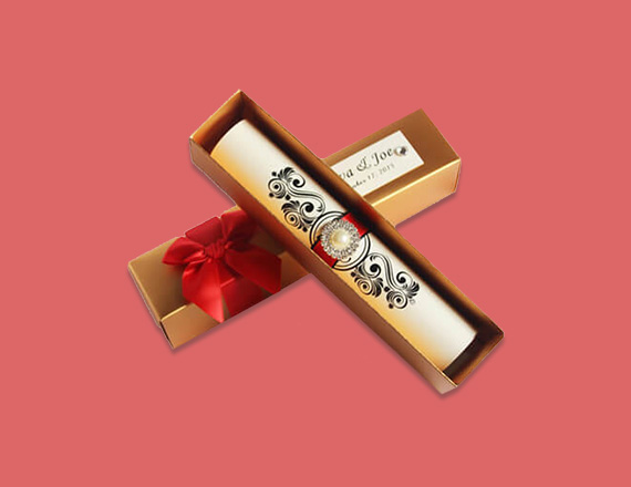 Invitation Boxes - Eco Custom Packaging - Free Shipping - Bulk Quantity